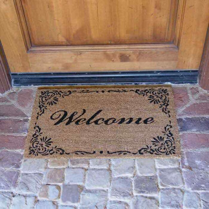 "Classic American Welcome Mat"