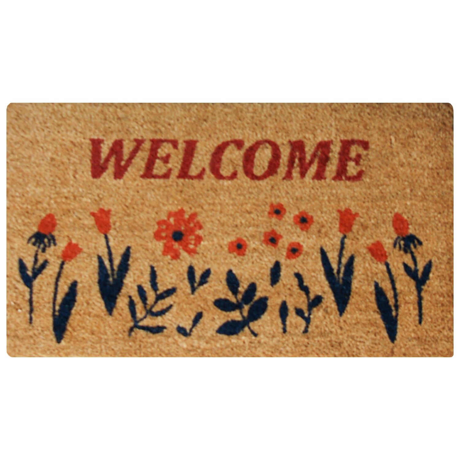 "Floral Garden" - Welcome Spring Doormat