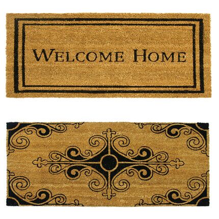contemporary front door mats