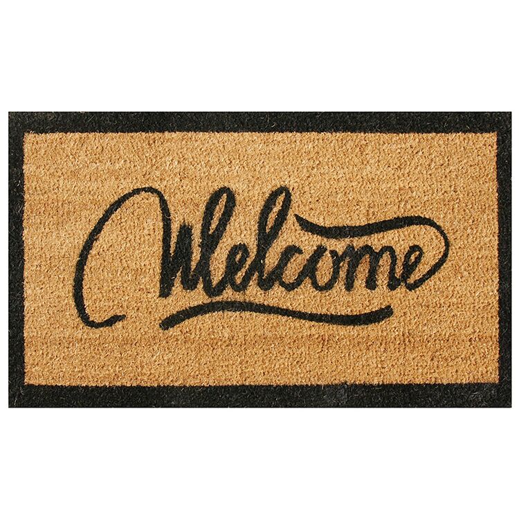 Modern Ribbon Script - Coir Welcome Mat