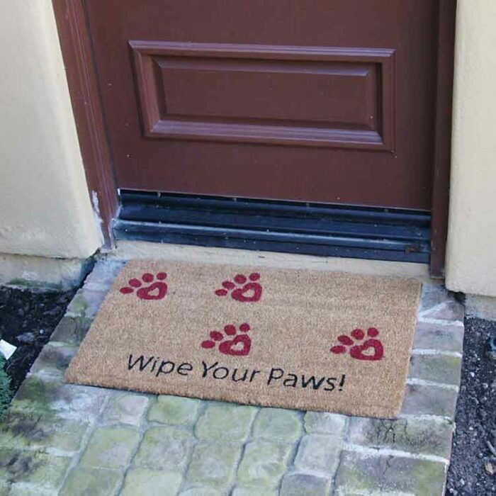 "Wipe Your Paws! Doormat"