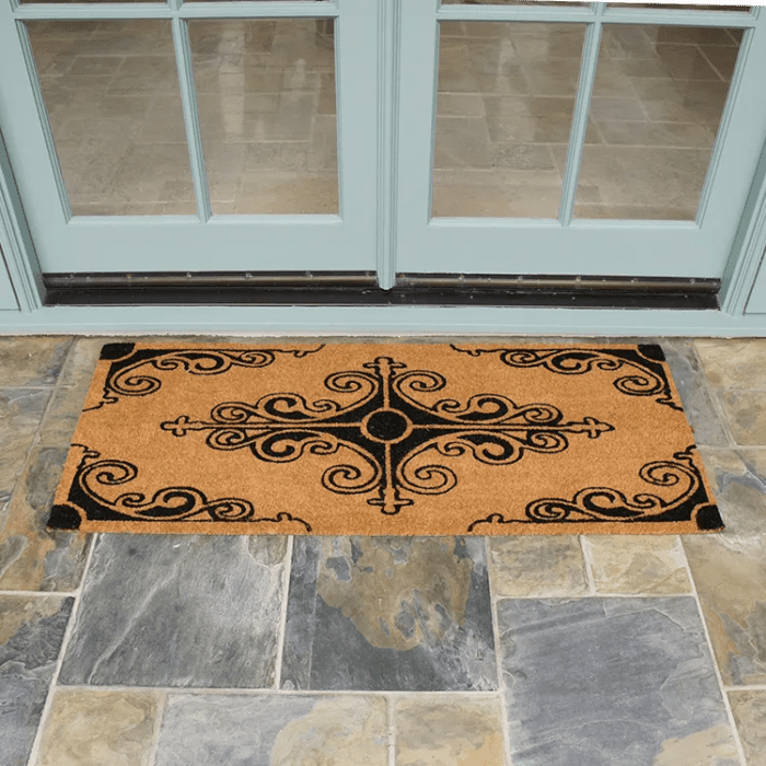 "Traditional Fleur de Lis French Mat"